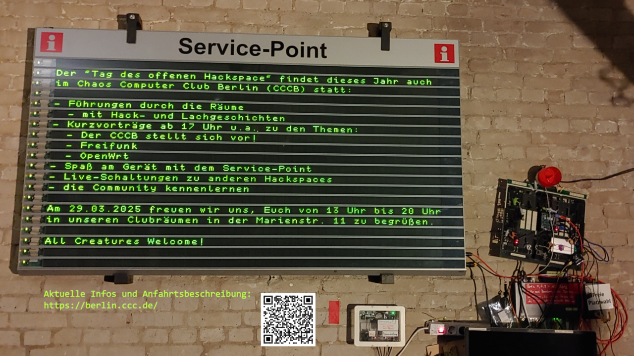 Tag Des Offenen Hackspace · Chaos Computer Club Berlin